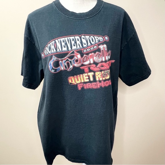 Anvil | Shirts | 205 Rock Never Stops Cinderella Rat Quiet Riot ...